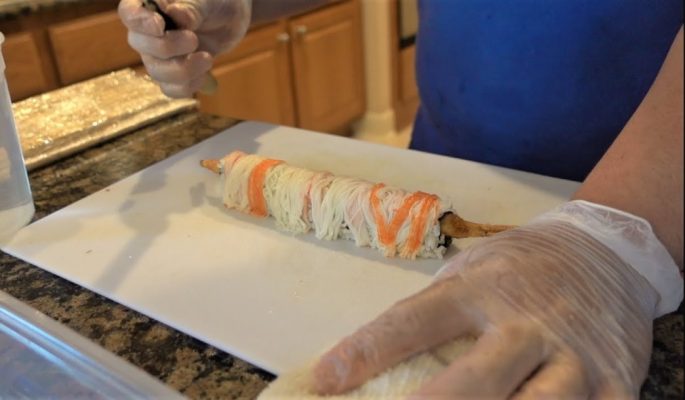 How to make a simple shaggy dog roll sushi, anyone can do it